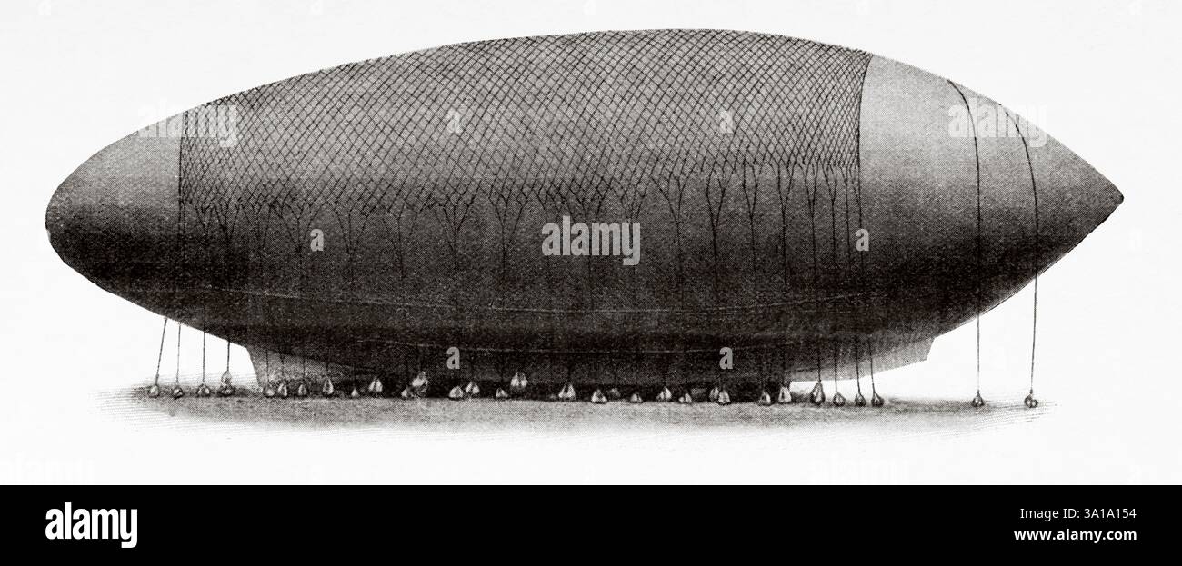 The Airship America designed and flown by Walter Wellman and Melvin ...