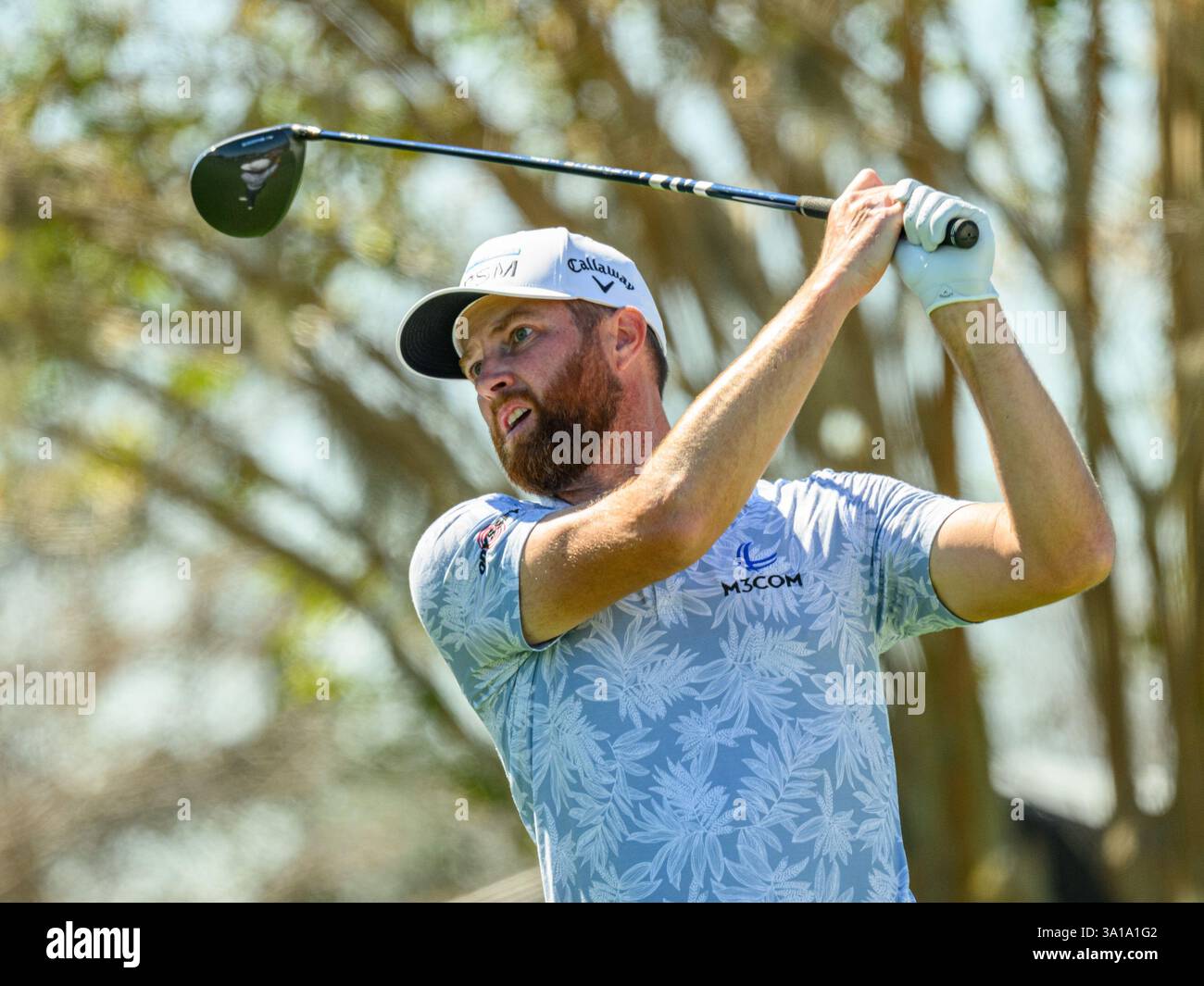 March 7, 2025: Kris Kirk on the 10th tee during second round of the Arnold Palmer Invitational ...