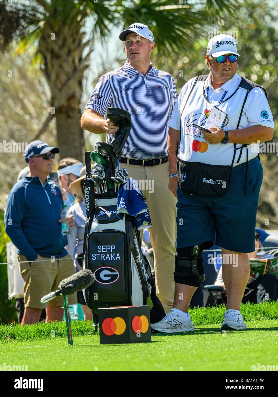 Orlando, FL, USA. 7th Mar, 2025. Sepp Straka of Austria on the 10th tee ...