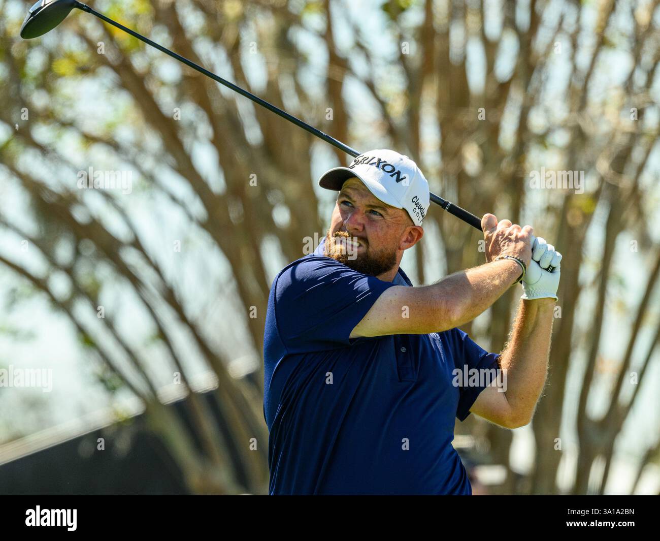 Orlando, FL, USA. 7th Mar, 2025. Shane Lowry of Ireland on the 10th tee ...