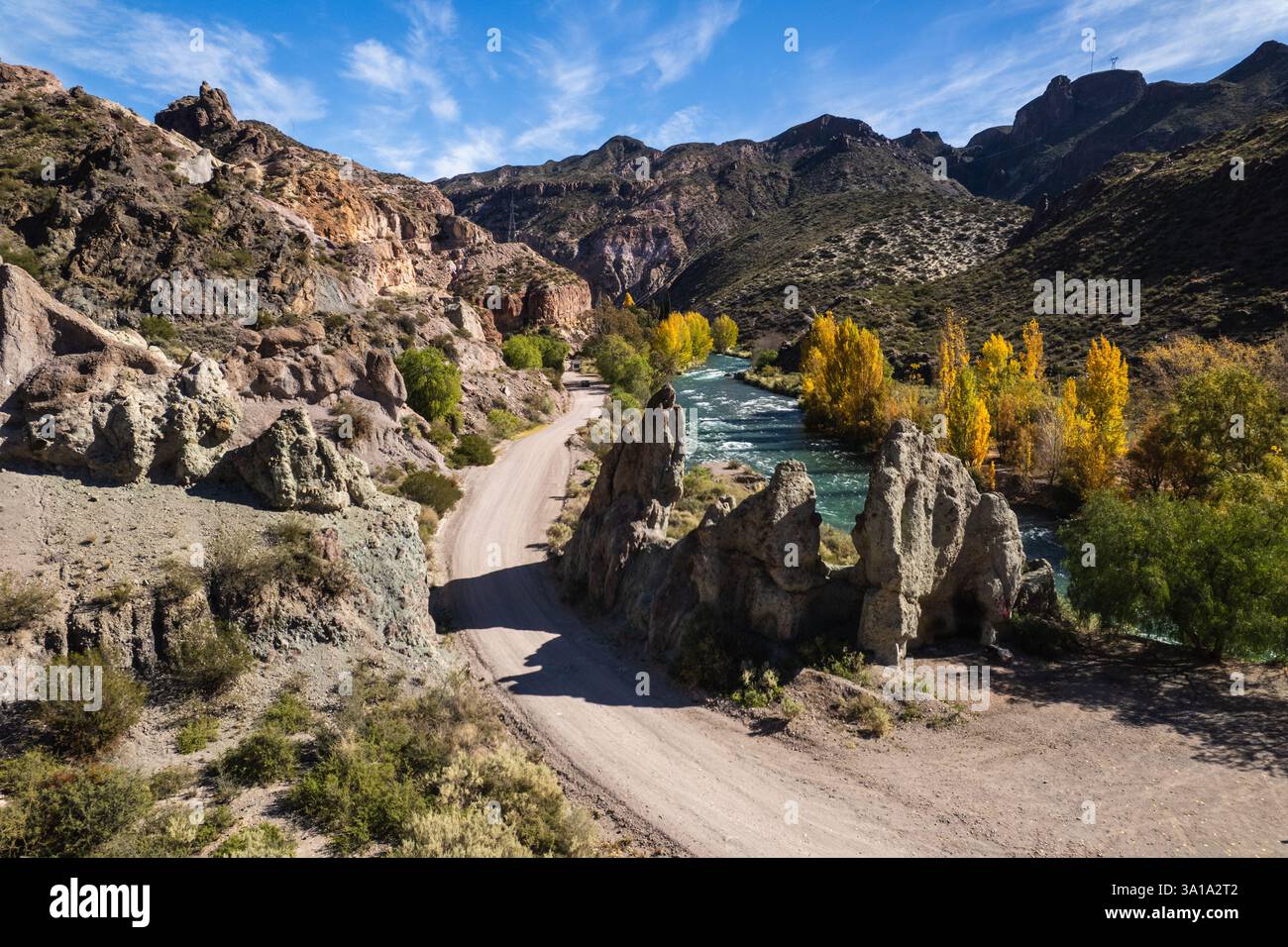The gorgeous Atuel river canyon in Mendoza Argentina Stock Photo - Alamy
