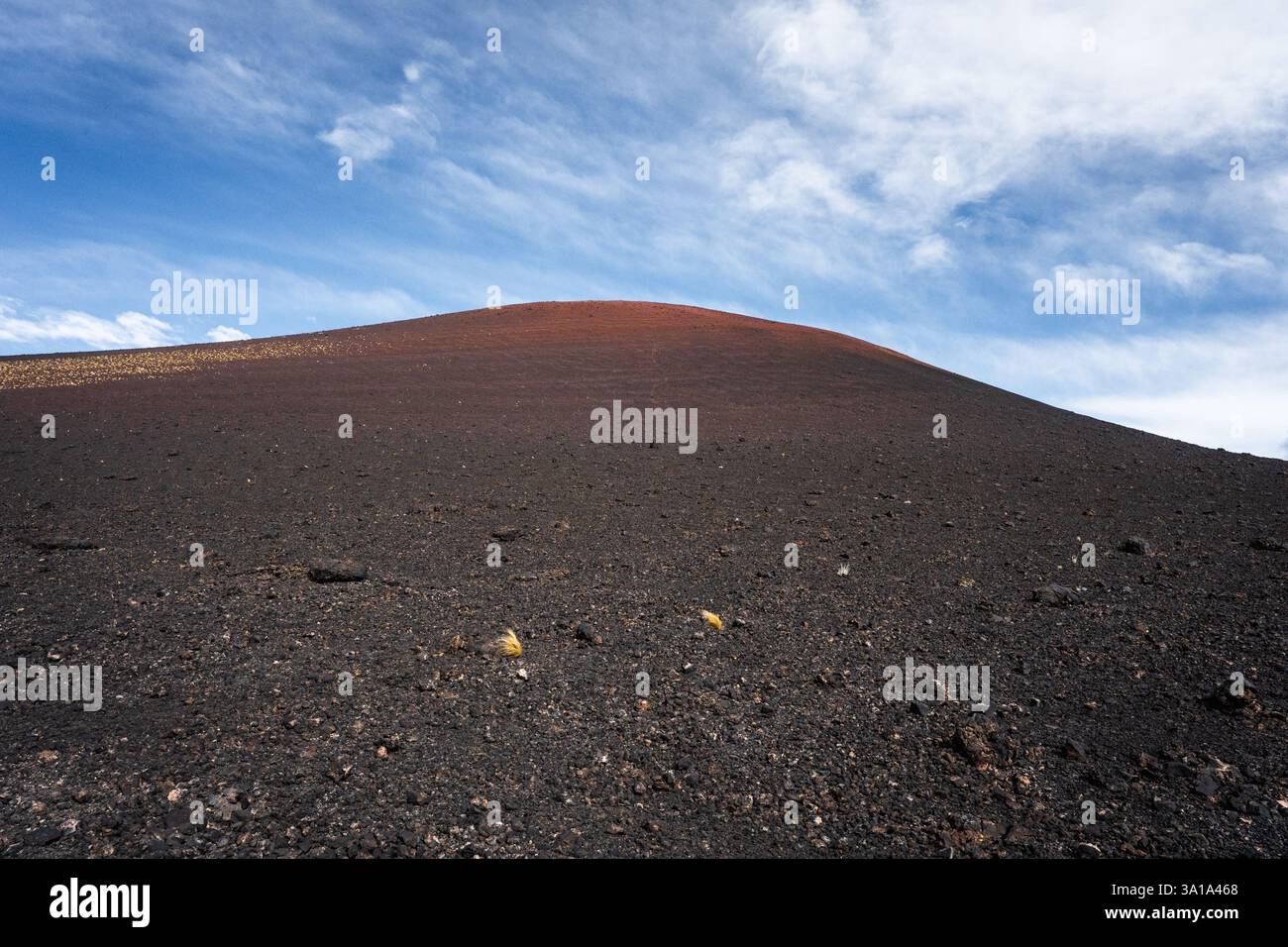 Rare and increidble volcano region of La Payunia in Mendoza, Argentina ...