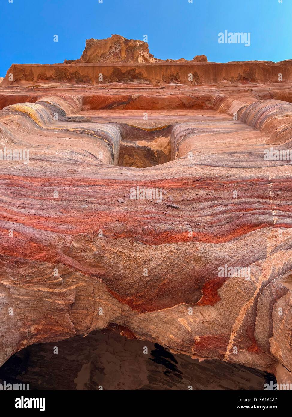 Temples and tombs in the city of Petra Jordan, ancient architecture ...