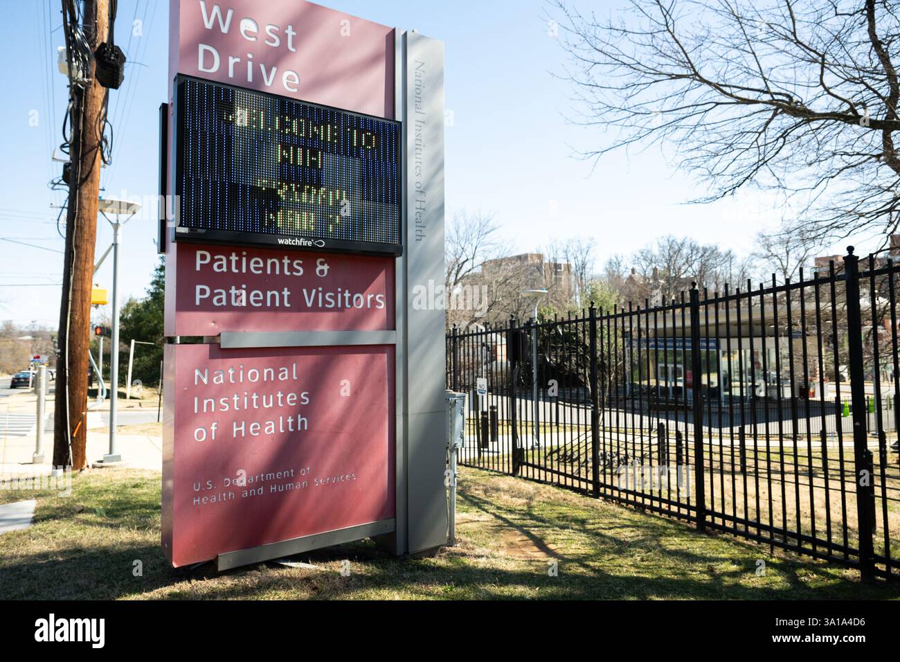 The National Institutes of Health (NIH) Building in Bethesda, MD on ...