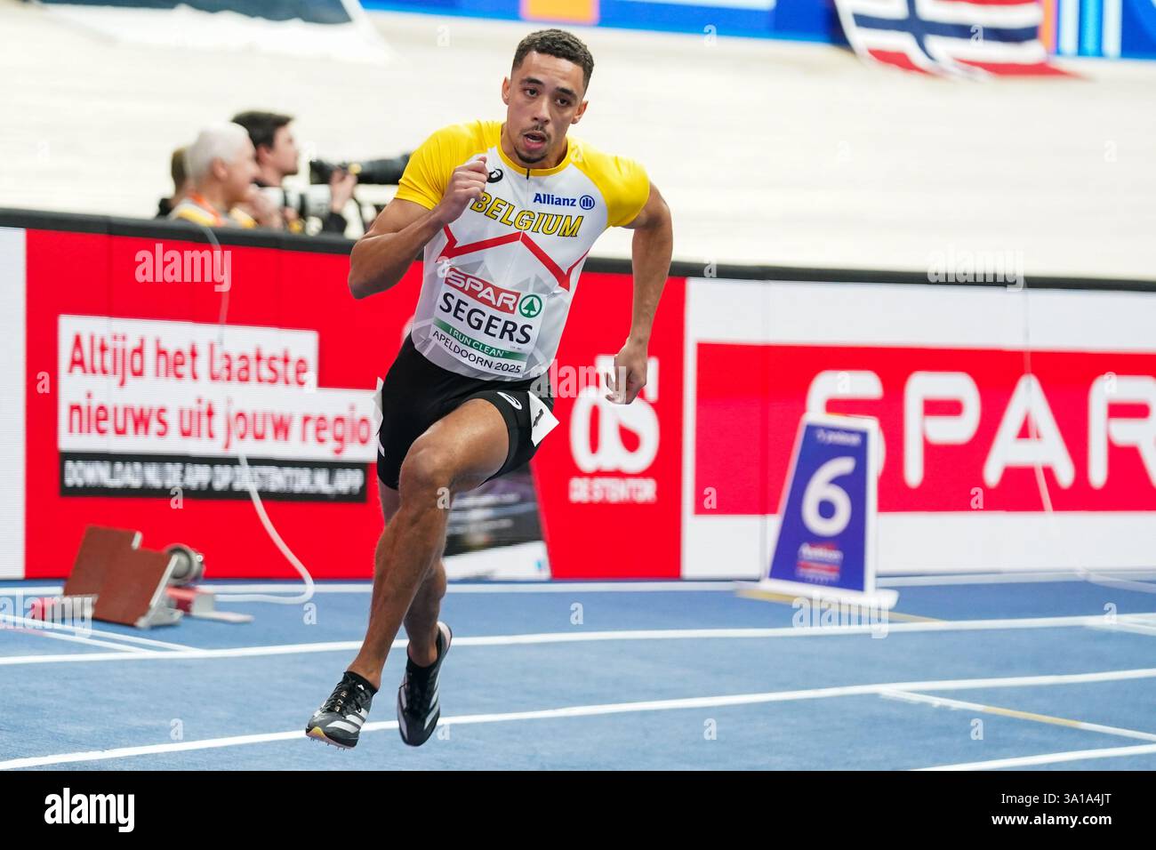 APELDOORN, NETHERLANDS - MARCH 7: Daniel Segers of Belgium during the ...