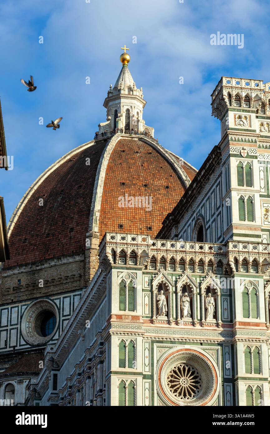 The famous dome of the Santa Maria in Fiore church designed by ...