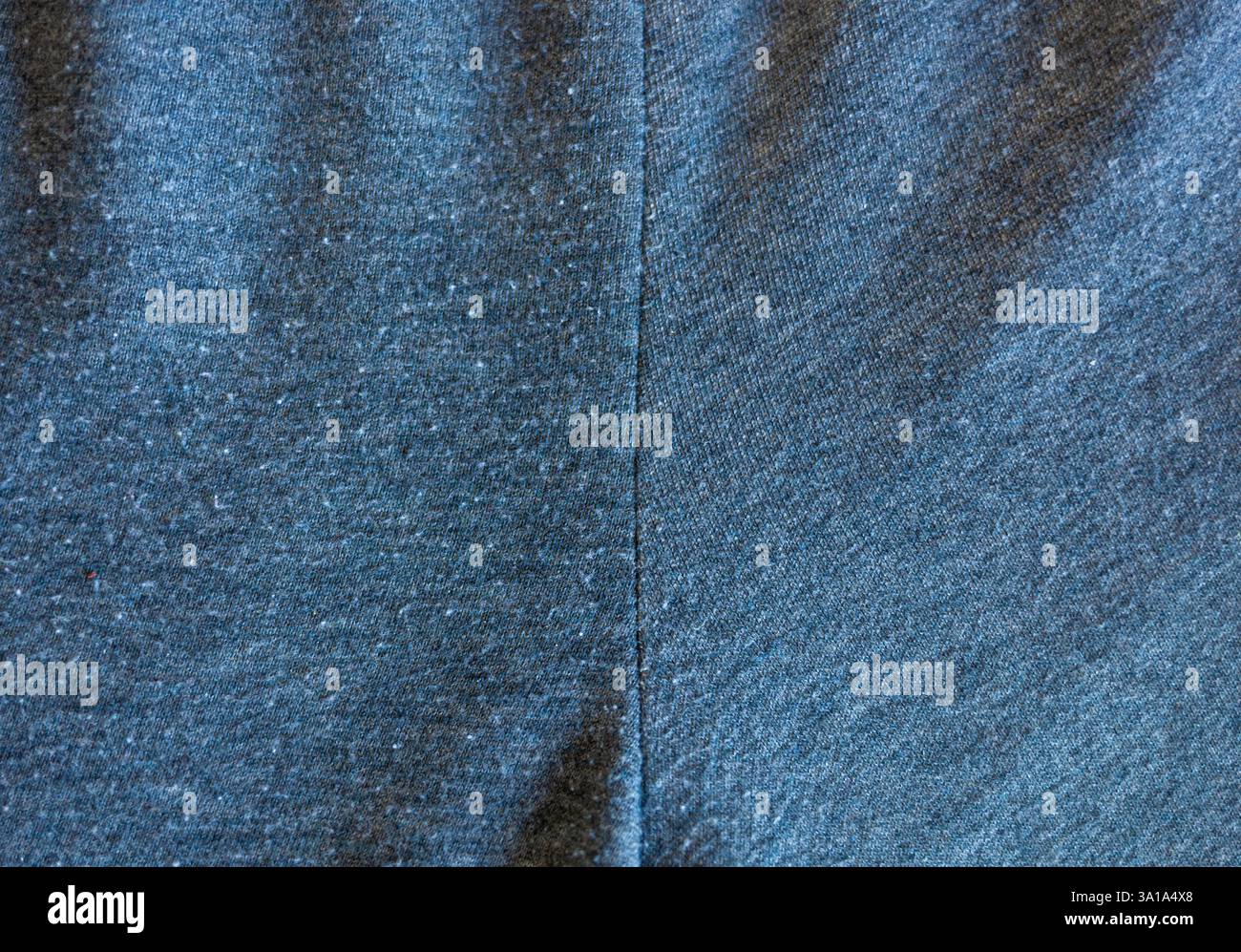 Difference, before and after, lint removal treatment from fabric Stock ...