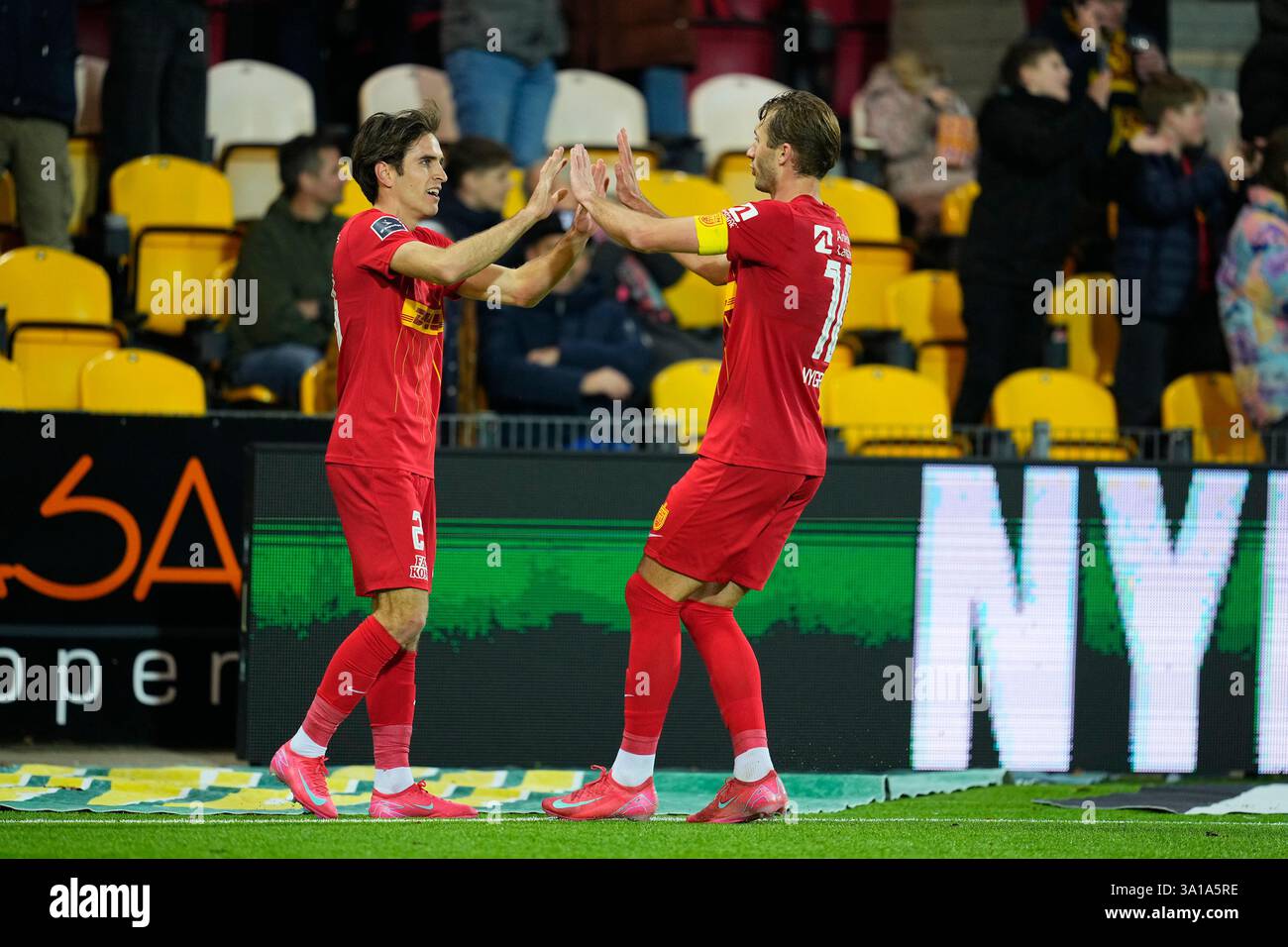 Farum, Denmark. 07th Mar, 2025. Superligakampen mellem FC Nordsjaelland ...