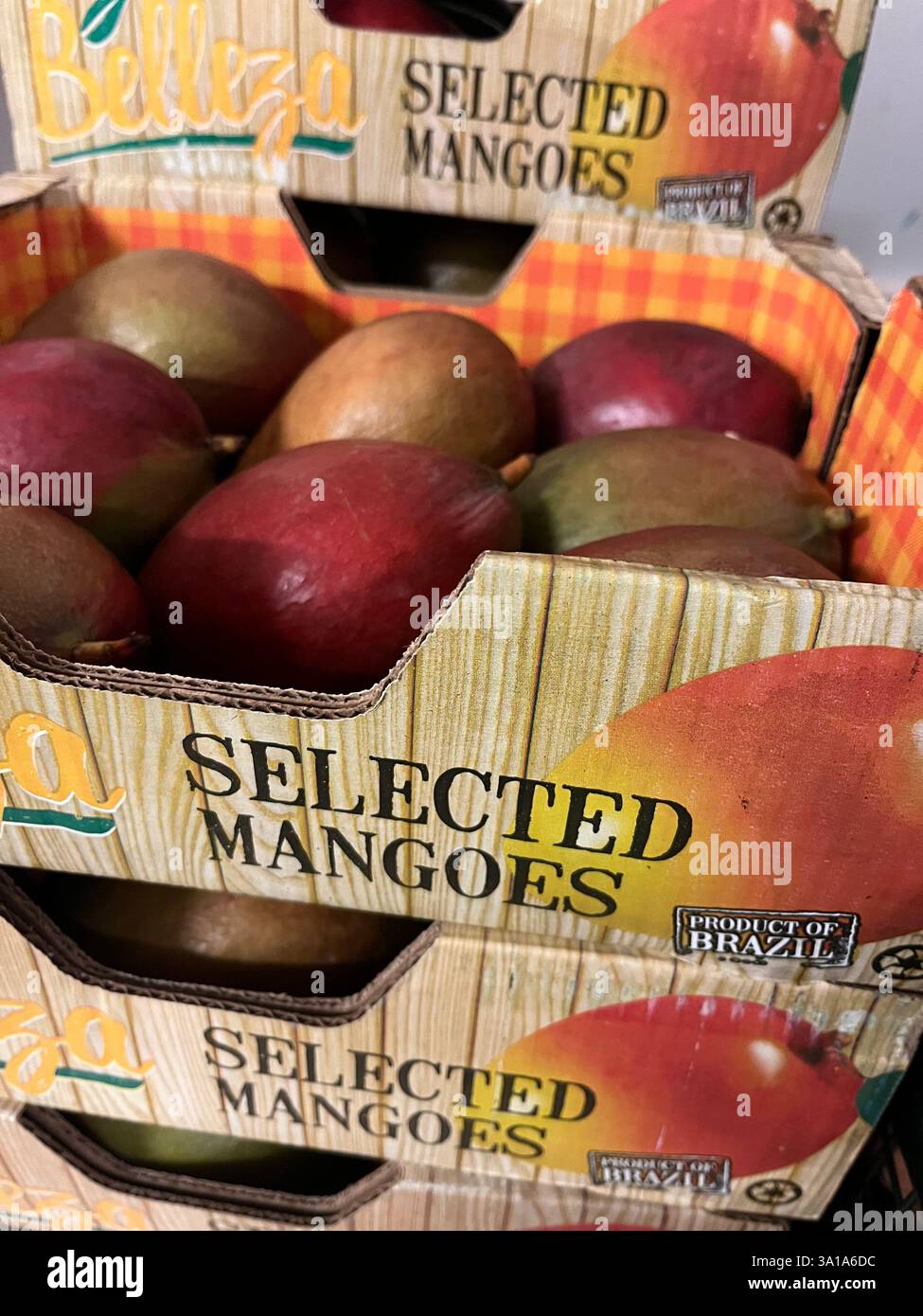 Mangoes, Selected Mangoes, Belleza, Product of Brazil, Brazilian ...