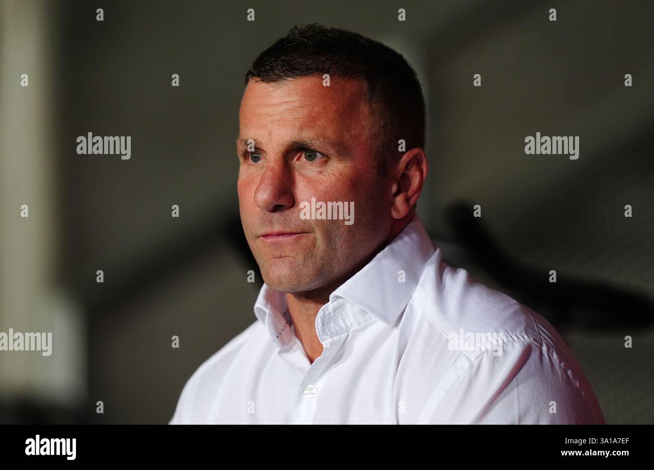 Hull KR head coach Willie Peters before the Betfred Super League match ...