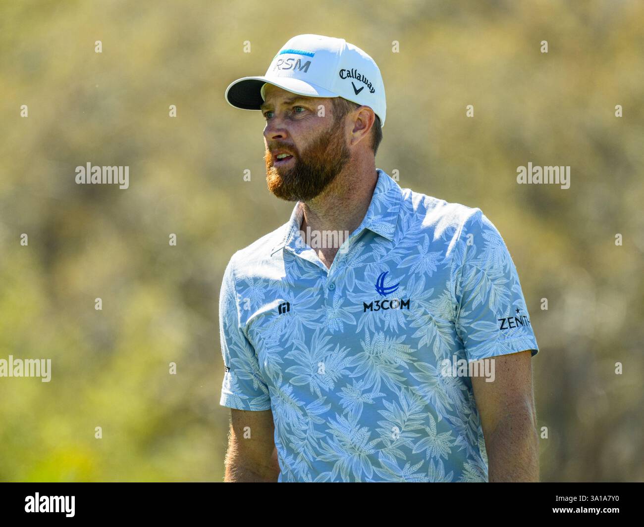 Orlando, USA. 07th Mar, 2025. March 7, 2025: Kris Kirk walking off the 10th tee during second ...