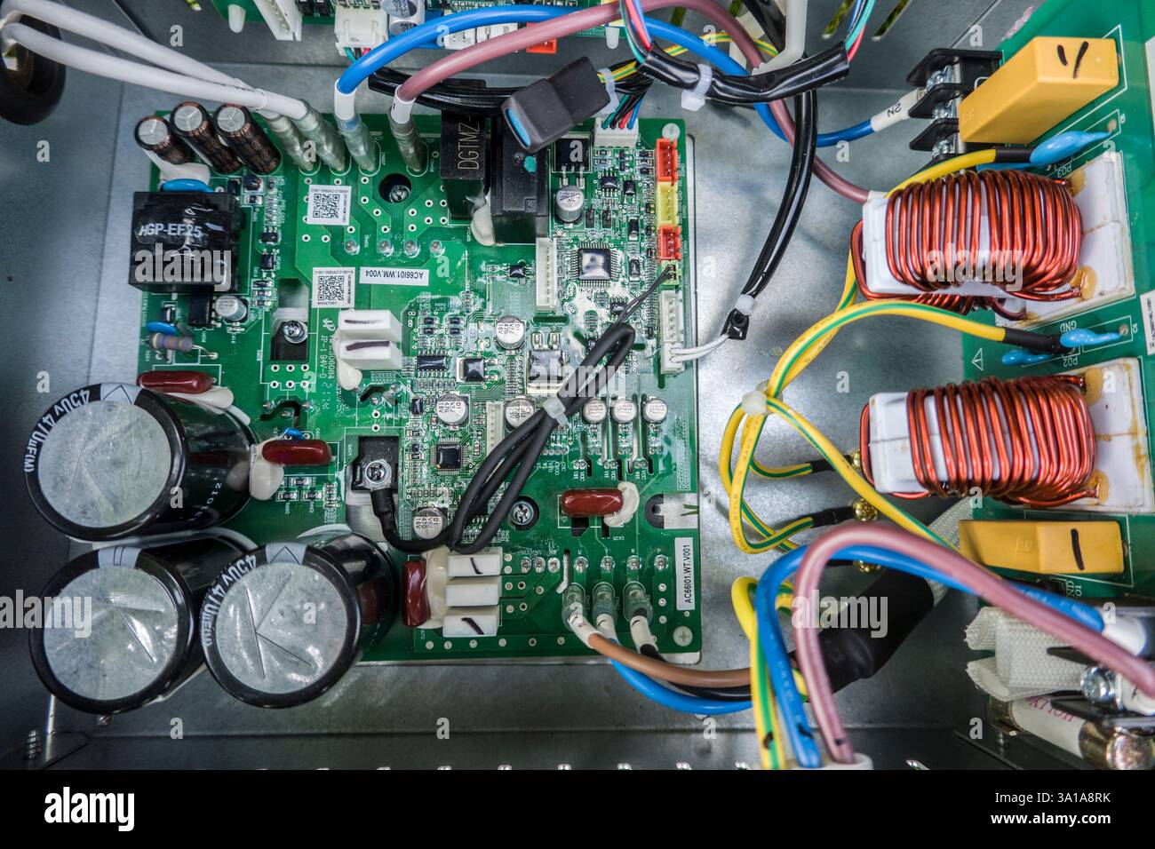 Printed circuit board of a heat pump control unit Stock Photo - Alamy