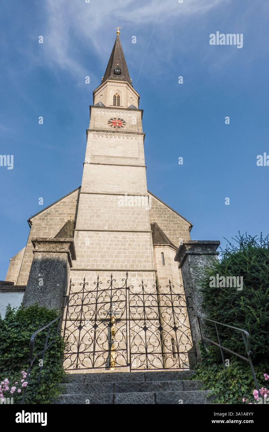 neo-gothic catholic parish church Mariä Geburt, Bavaria, Germany ...