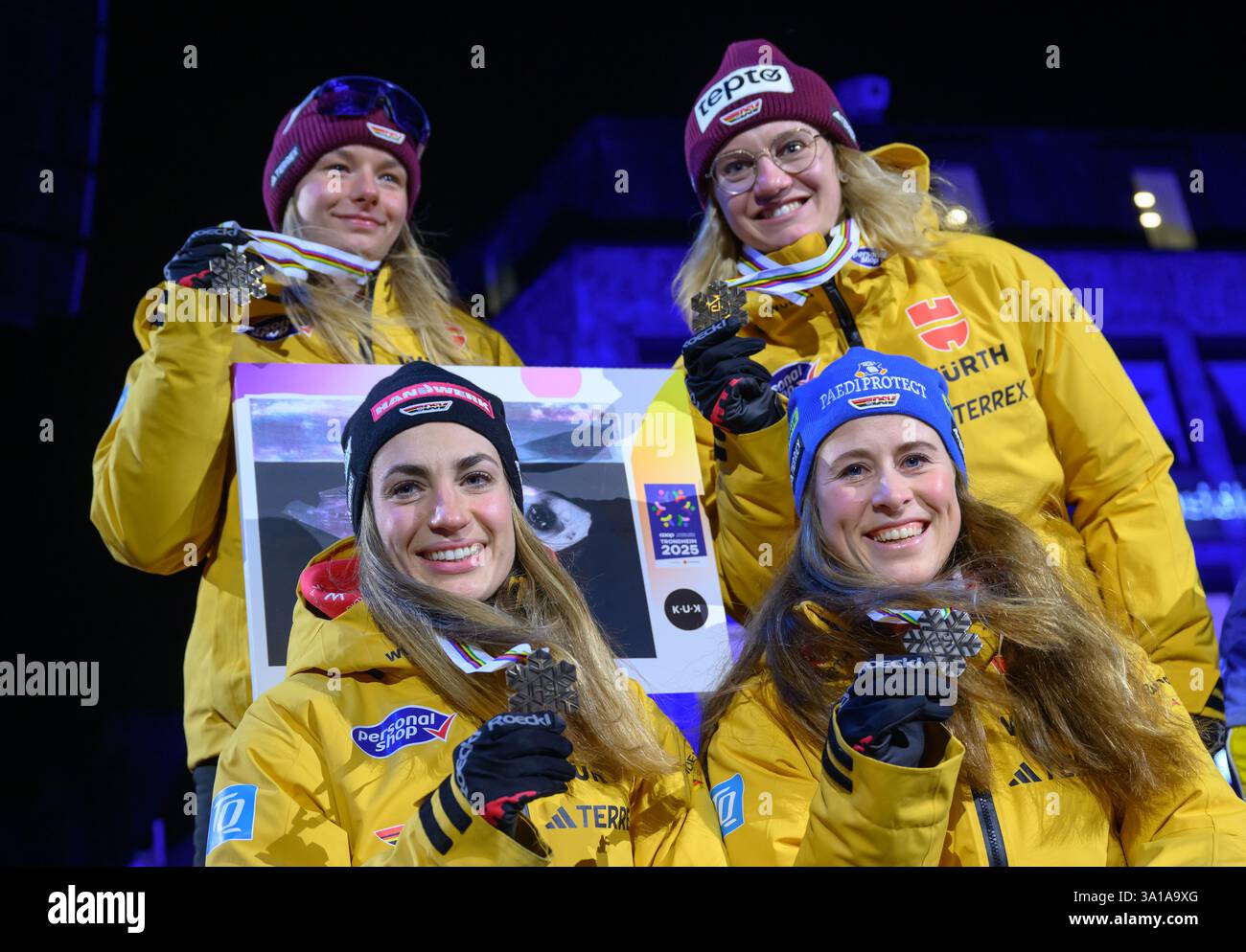 07 March 2025, Norway, Trondheim: Nordic skiing, World Championships ...