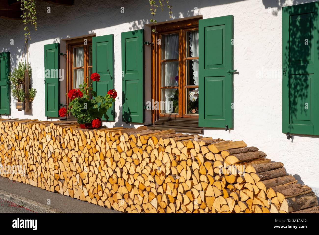 Germany, Bavaria, Upper Bavaria, Werdenfelser Land, Mittenwald, Typical ...