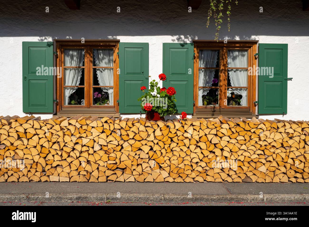Germany, Bavaria, Upper Bavaria, Werdenfelser Land, Mittenwald, Typical ...