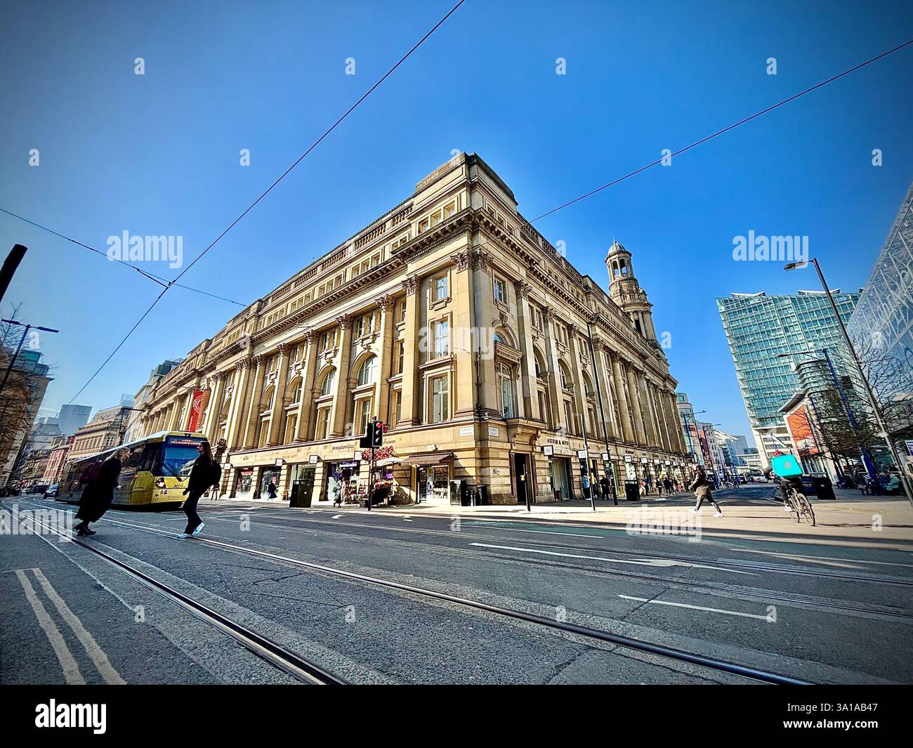 The Royal Exchange, Cross Street, Manchester, UK Stock Photo - Alamy