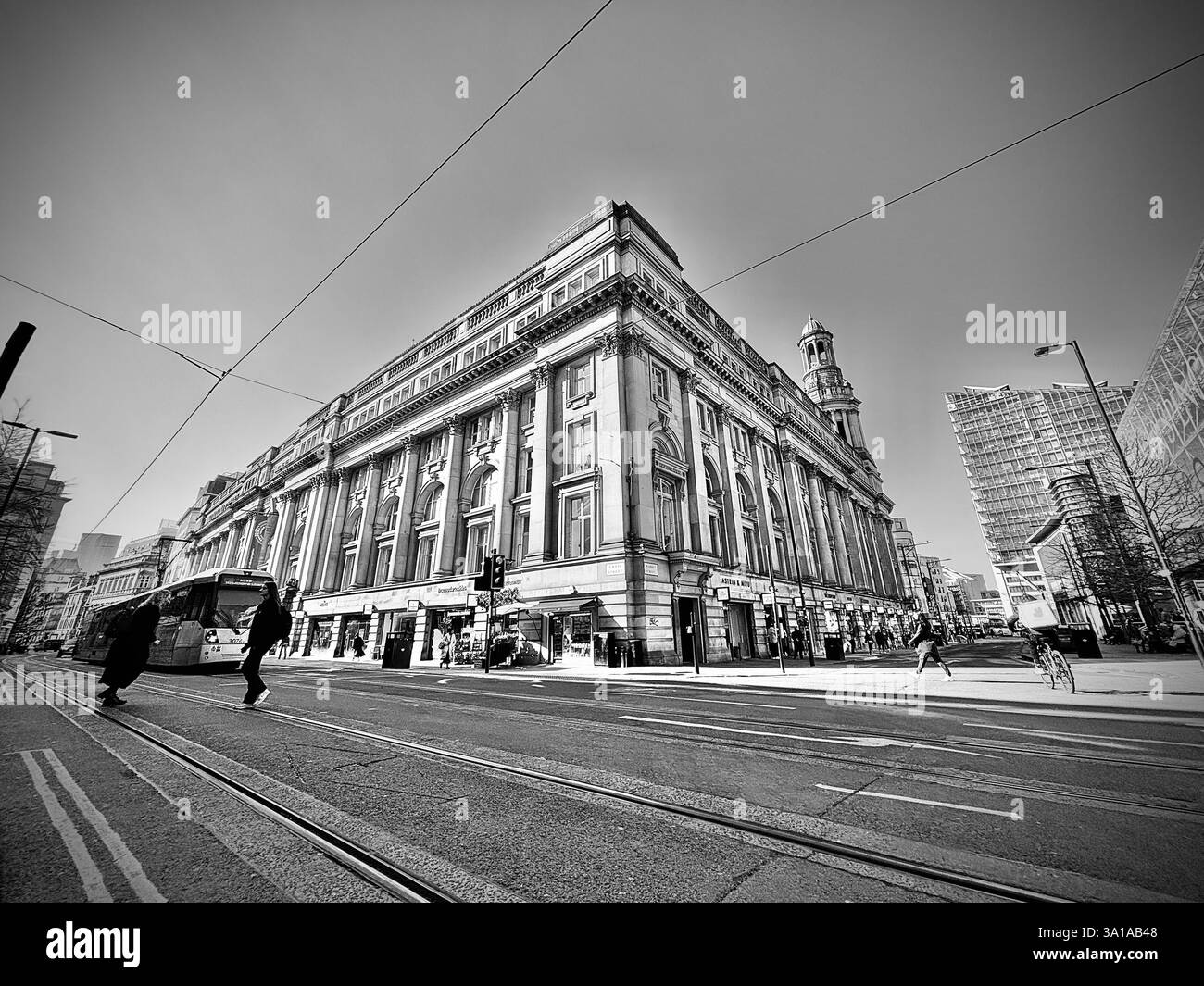 Old cotton exchange manchester Black and White Stock Photos & Images ...