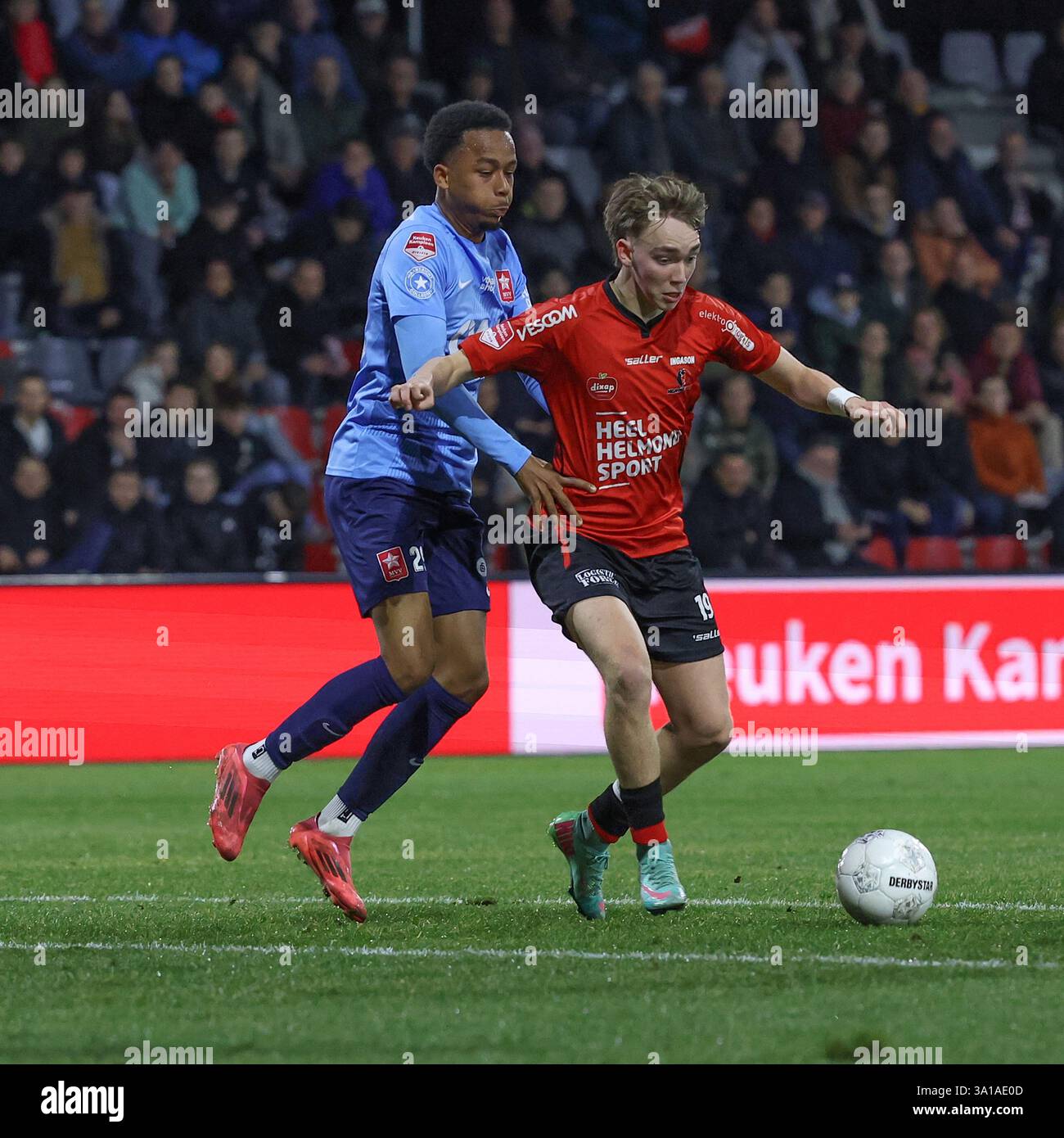 HELMOND, NETHERLANDS - MARCH 7: Ilano Silva Timas of MVV Maastricht ...