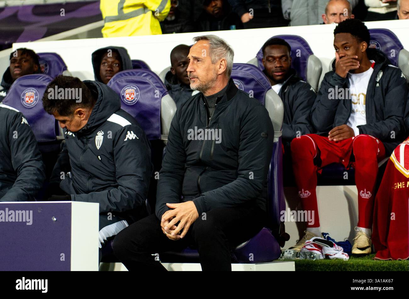 Head Coach Adi Hutter of Monaco during the French championship Ligue 1 ...