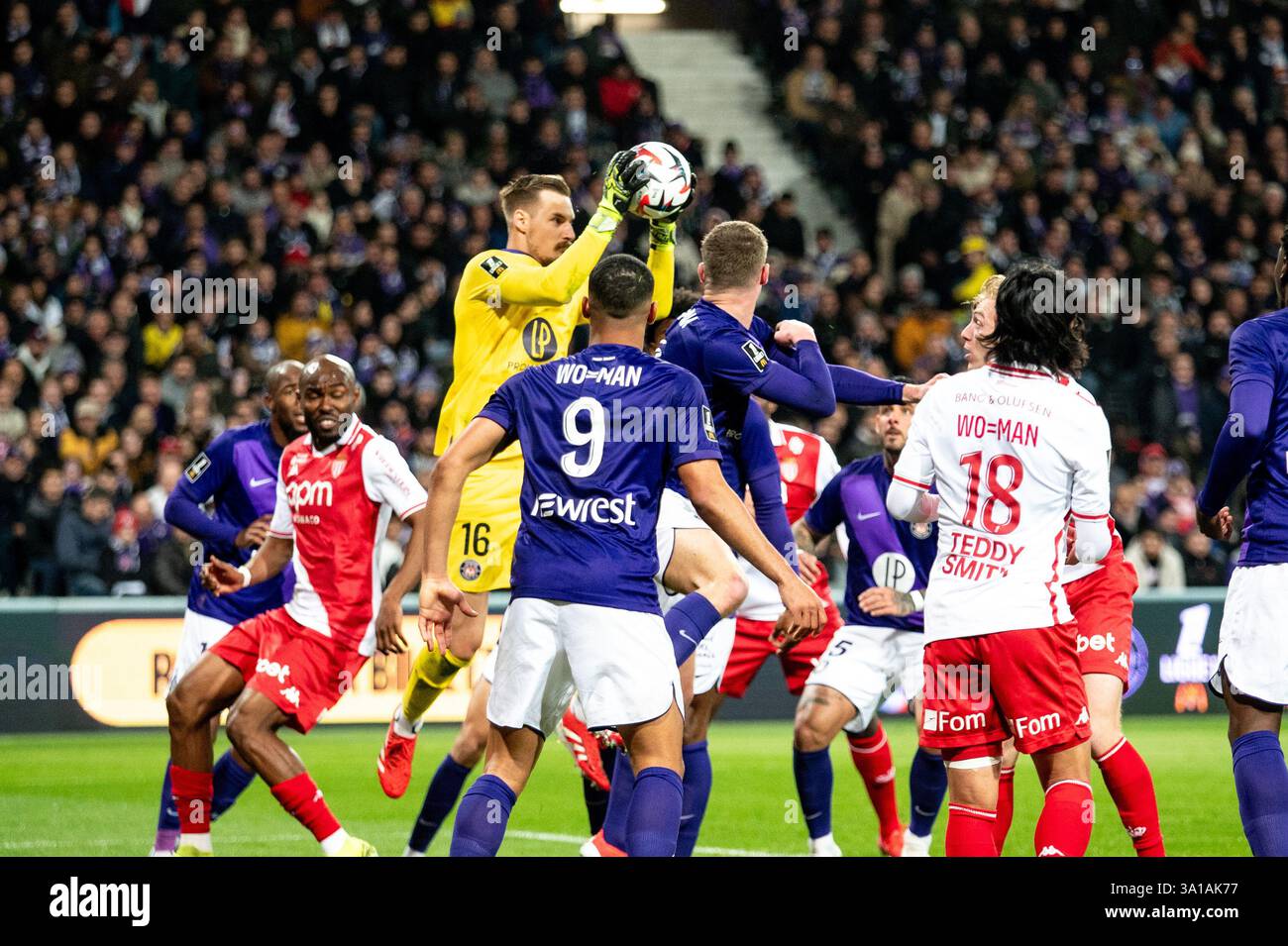 Kjetil Haug of Toulouse during the French championship Ligue 1 football ...