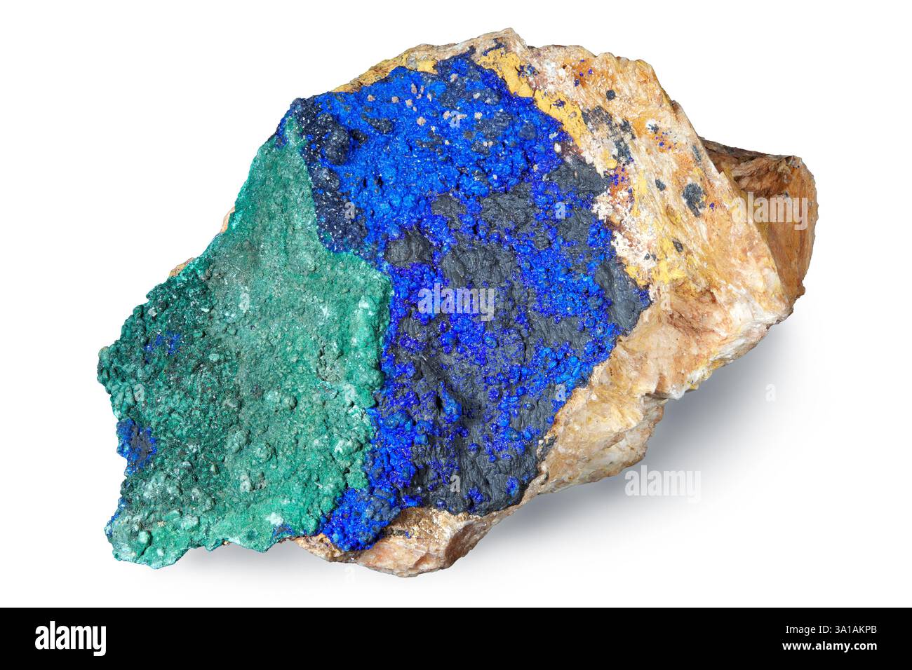 Azurite and Malachite, Arizona Stock Photo - Alamy