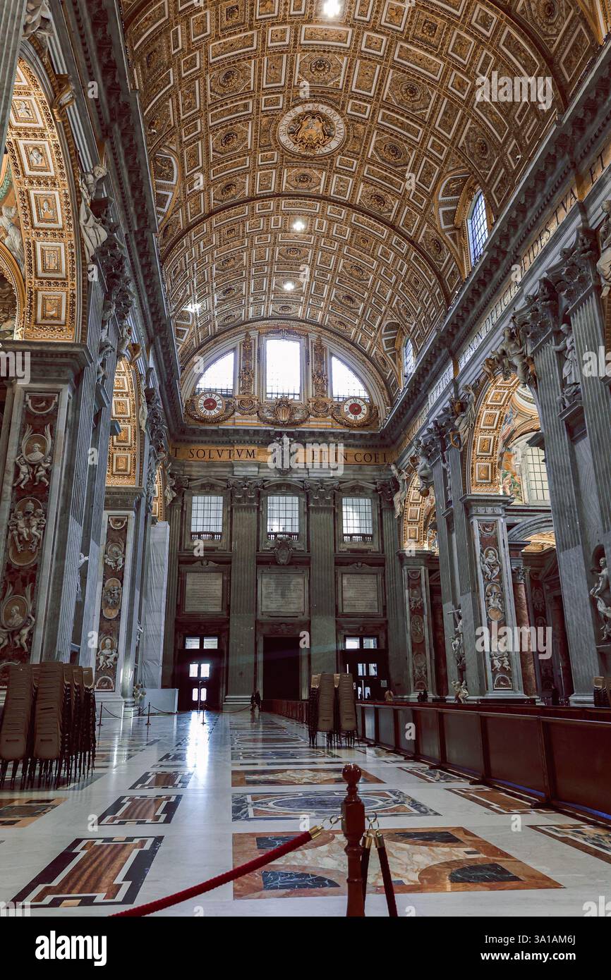 Vatican, Vatican City - December 7, 2023: Beautiful architectural ...