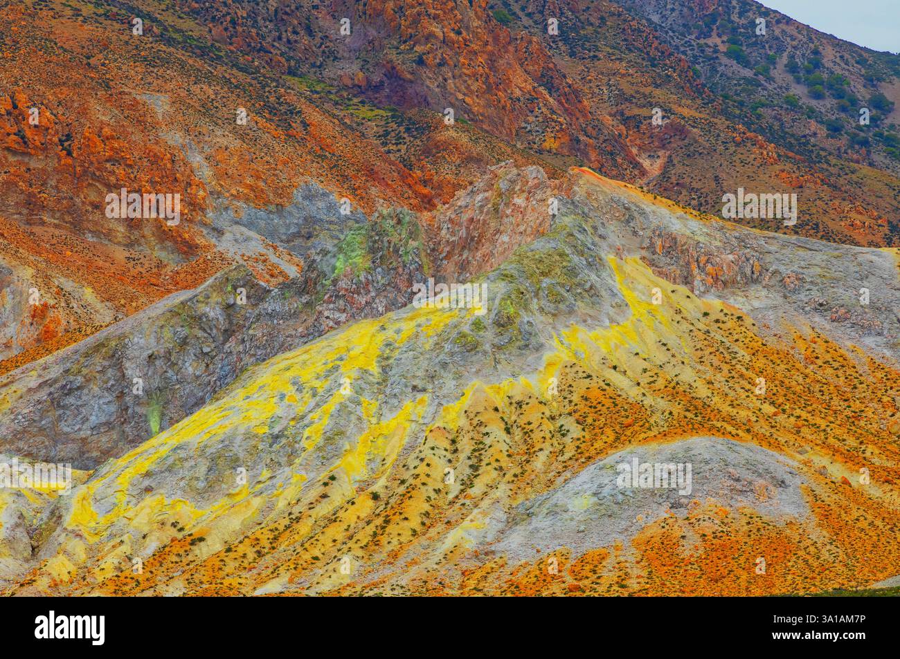 Nisyros volcano, Nisyros Island, Dodecanese Islands, Greece Stock Photo ...
