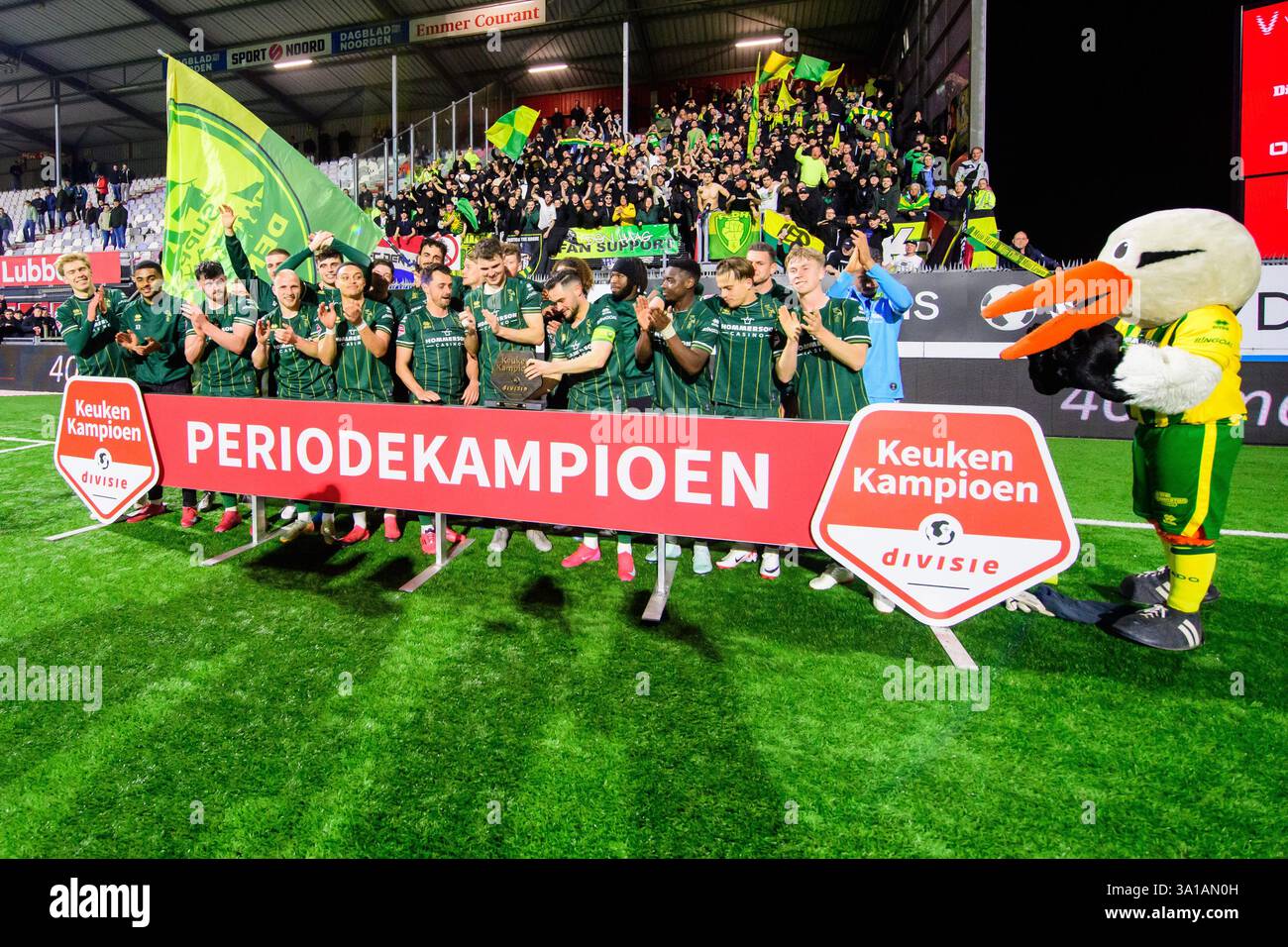 Emmen, Netherlands. 07th Mar, 2025. EMMEN, Stadium Oude Meerdijk, 07-03-2025, season 2024/2025 ...