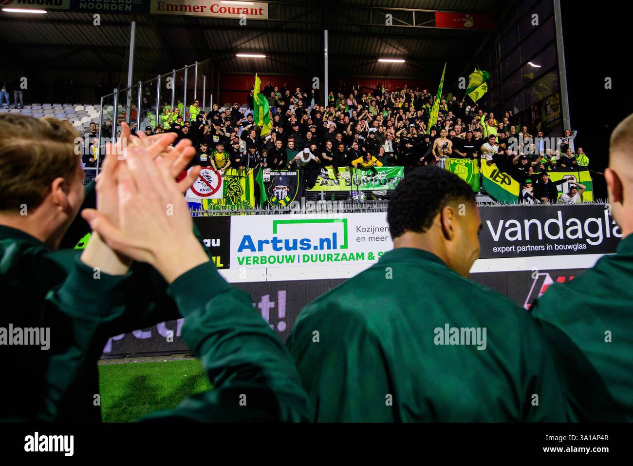 Emmen, Netherlands. 07th Mar, 2025. EMMEN, Stadium Oude Meerdijk, 07-03-2025, season 2024/2025 ...