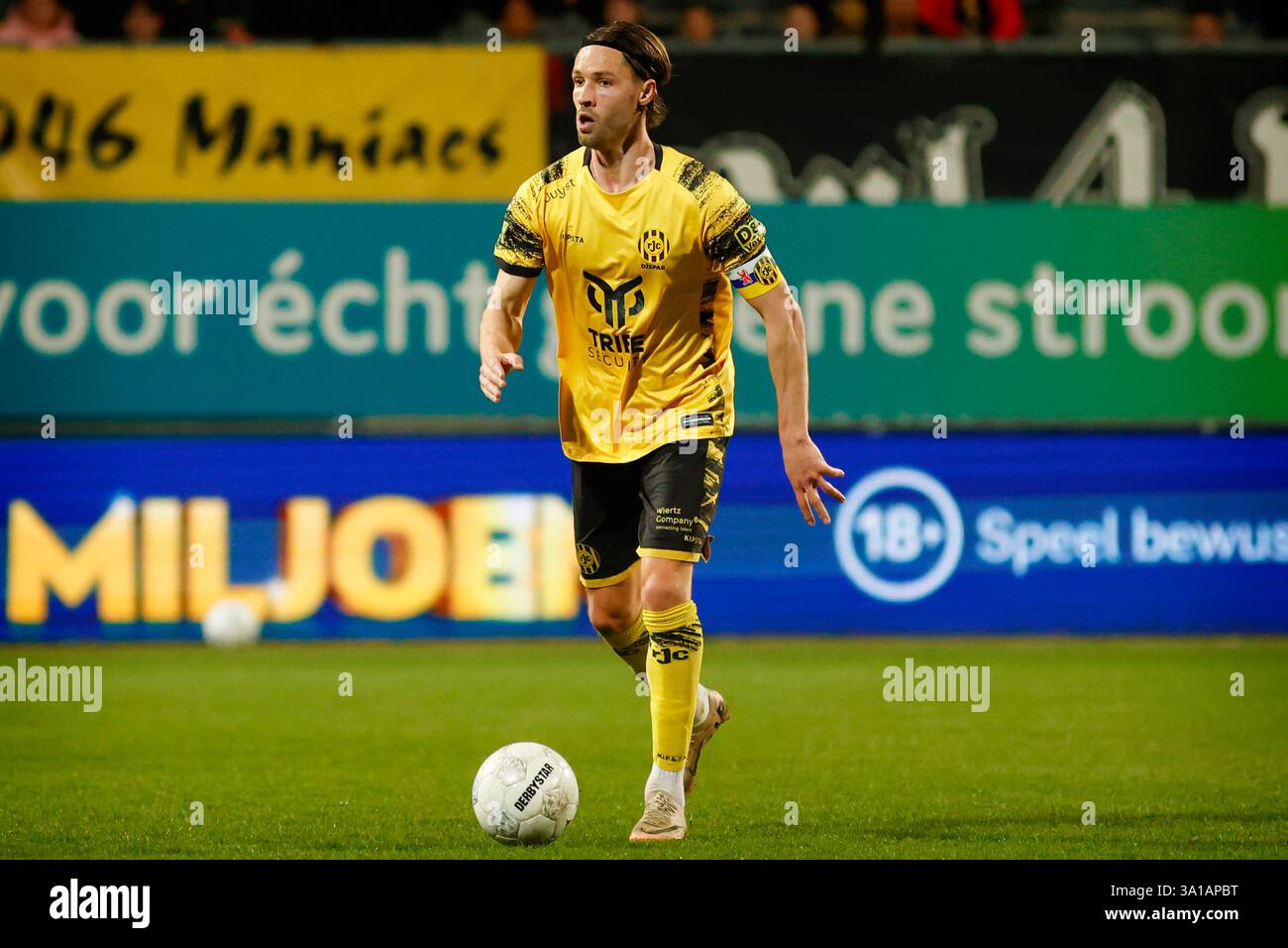 KERKRADE, NETHERLANDS - MARCH 7: Orhan Džepar of Roda JC runs with the ball during the match ...
