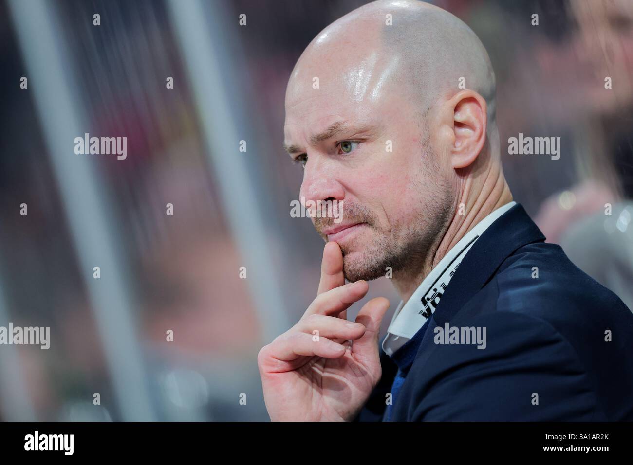 Duesseldorf, Germany. 07th Mar, 2025. Ice hockey: DEL, Düsseldorfer EG ...