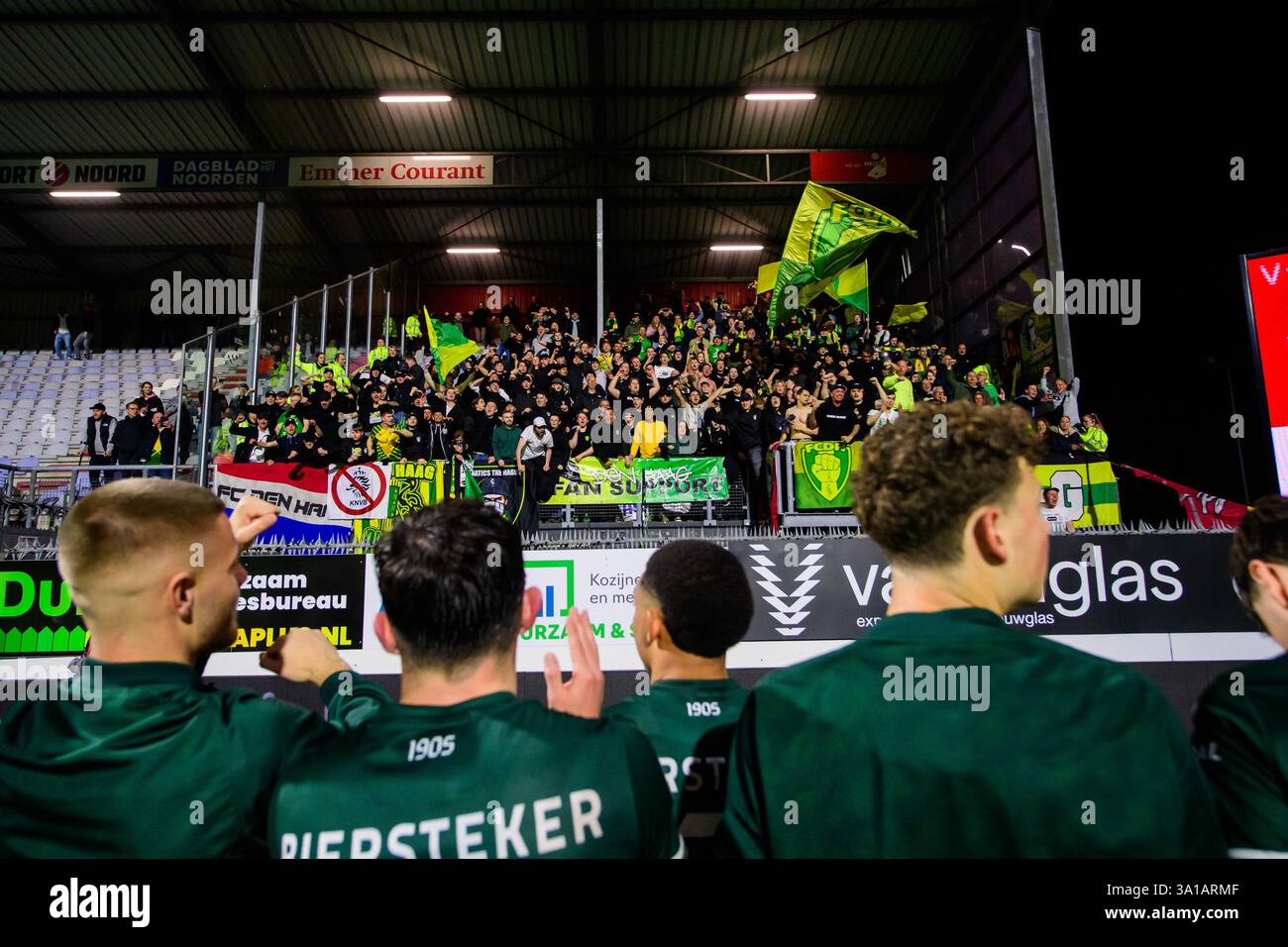 Emmen, Netherlands. 07th Mar, 2025. EMMEN, Stadium Oude Meerdijk, 07-03-2025, season 2024/2025 ...