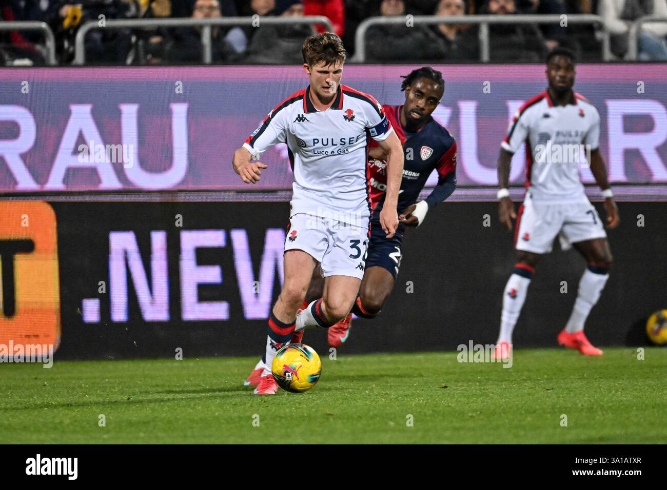 Cagliari, Italy. 07th Mar, 2025. Morten Frendrup of Genoa CFC during ...