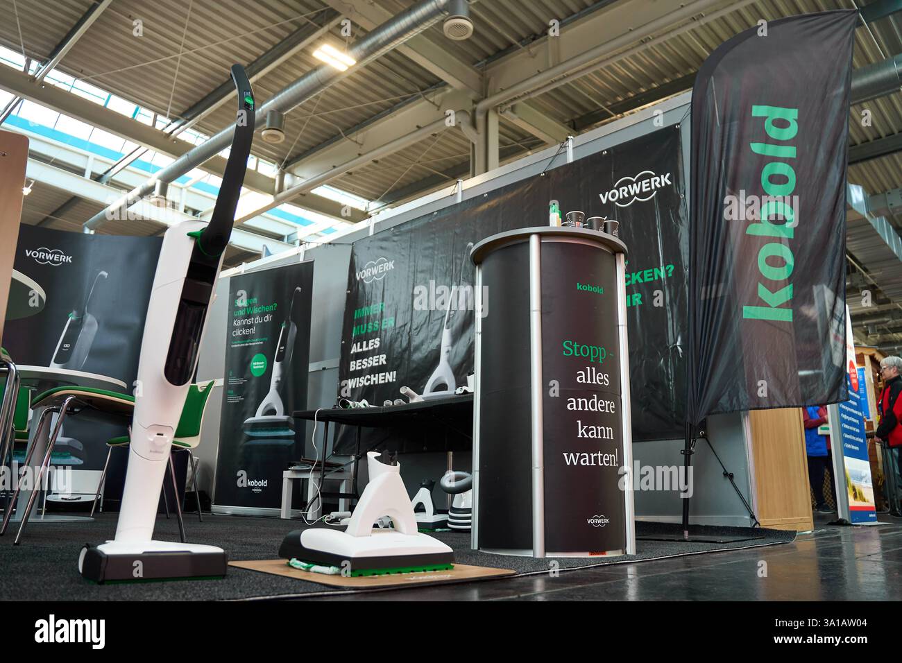 Augsburg, Bavaria, Germany - March 7, 2025: Vorwerk Kobold booth at the ...