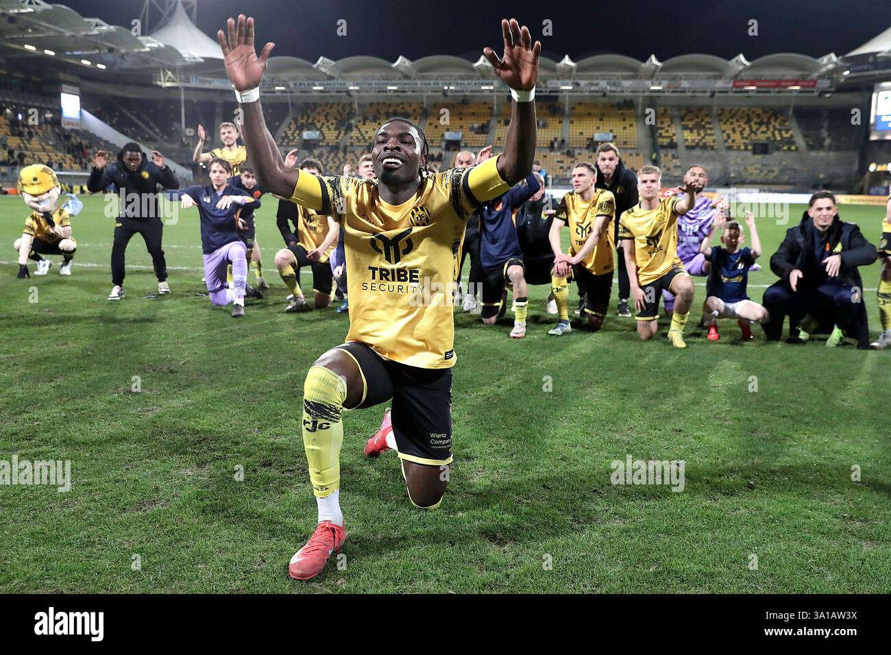 KERKRADE, Netherlands. 07th Mar, 2025. football, Dutch Keuken Kampioen Divisie, Roda JC -Jong ...