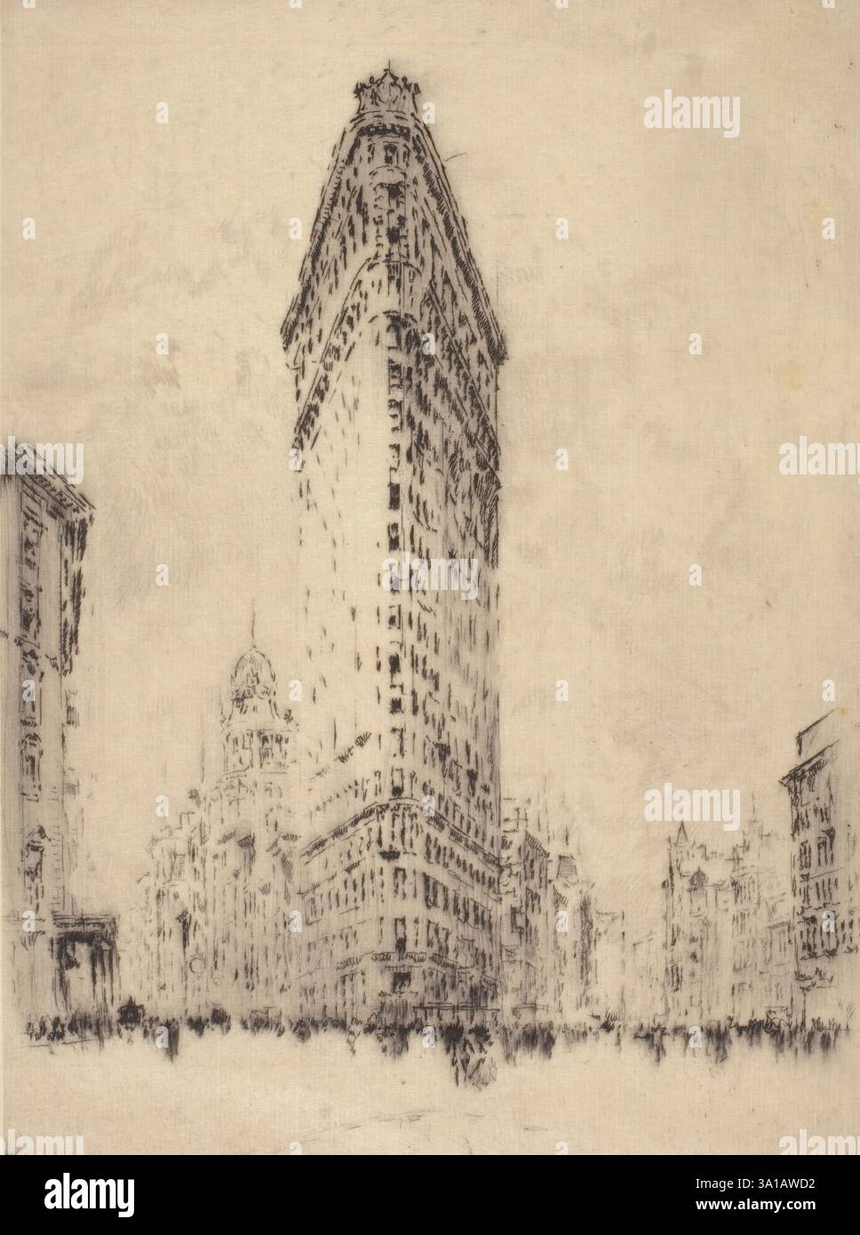 Flat Iron Building, c1880-1900 Stock Photo - Alamy