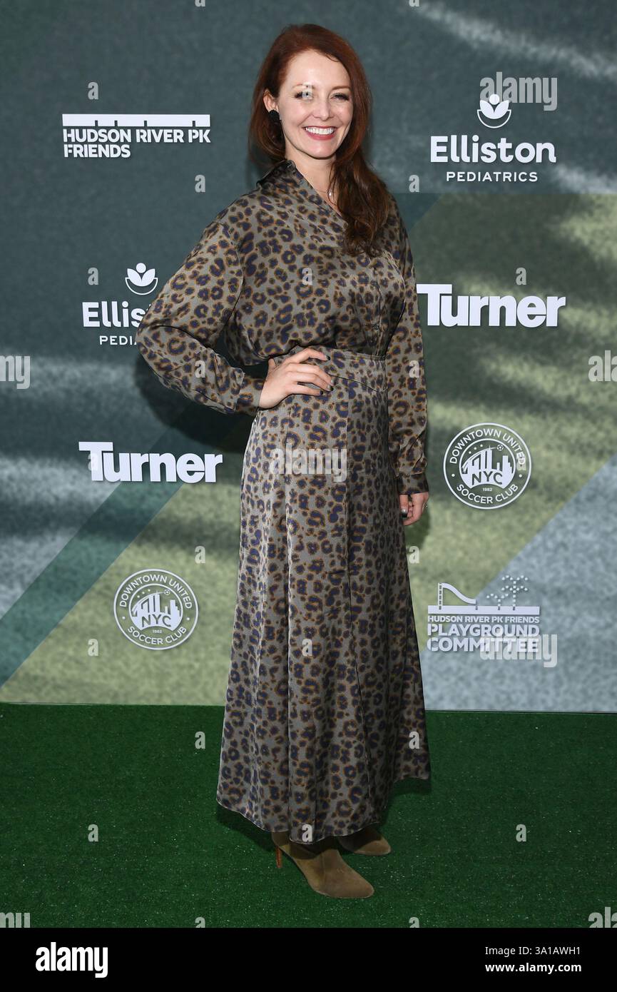New York, USA. 07th Mar, 2025. Lindsey Boylan attends the Hudson River ...
