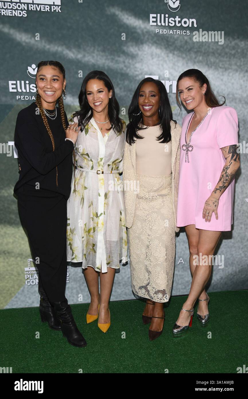 New York, USA. 07th Mar, 2025. (L-R) Ally Love, Laura Jarrett, Abby ...