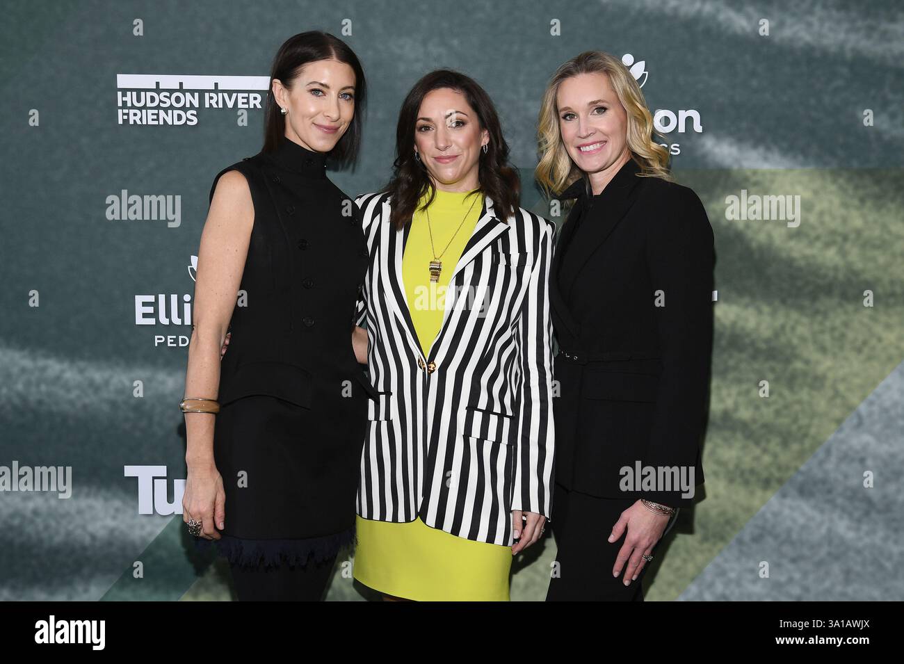 New York, USA. 07th Mar, 2025. (L-R) Jill Simpson, Jenny Miller Dutton ...
