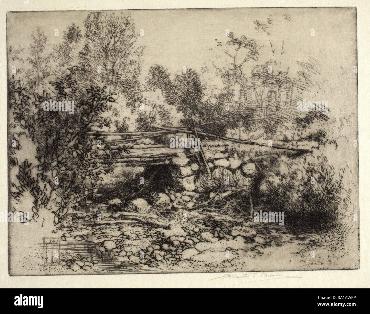 The Dry Brook, 1914 Stock Photo - Alamy