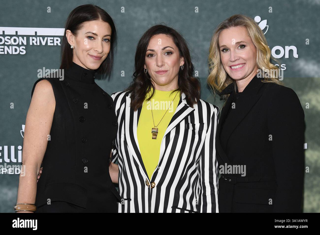 New York, USA. 07th Mar, 2025. (L-R) Jill Simpson, Jenny Miller Dutton ...