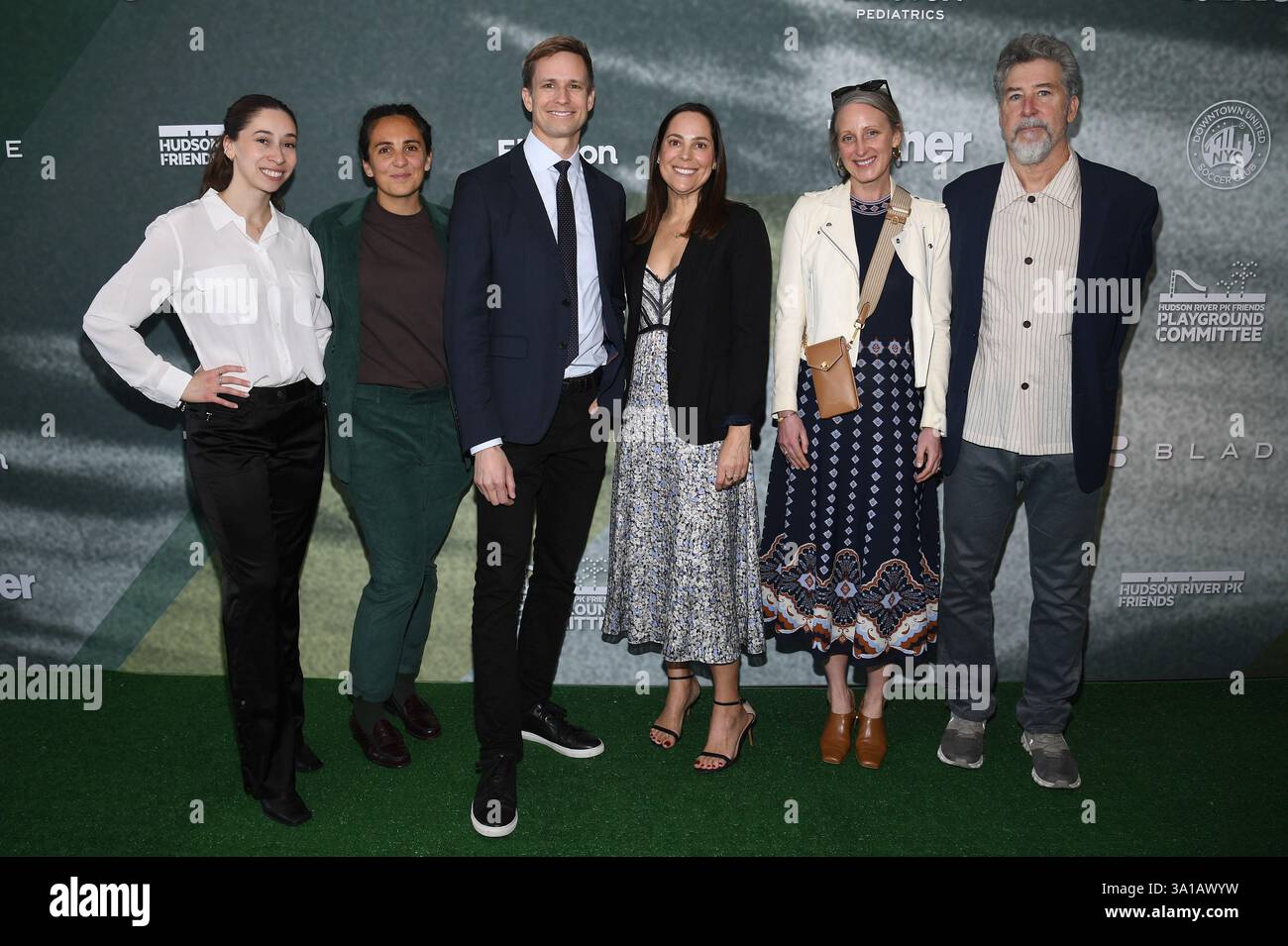 New York, USA. 07th Mar, 2025. (L-R) Sydney Redisch, Alex Keaney, Erik ...