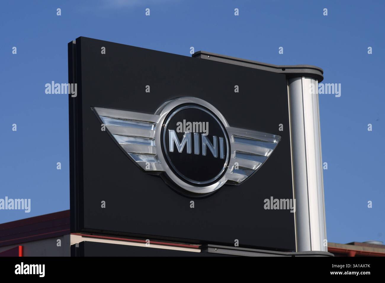 Copenhagen/ DenmarK/07 MARCH 2025/mini cooper auto dealer in kastrup ...