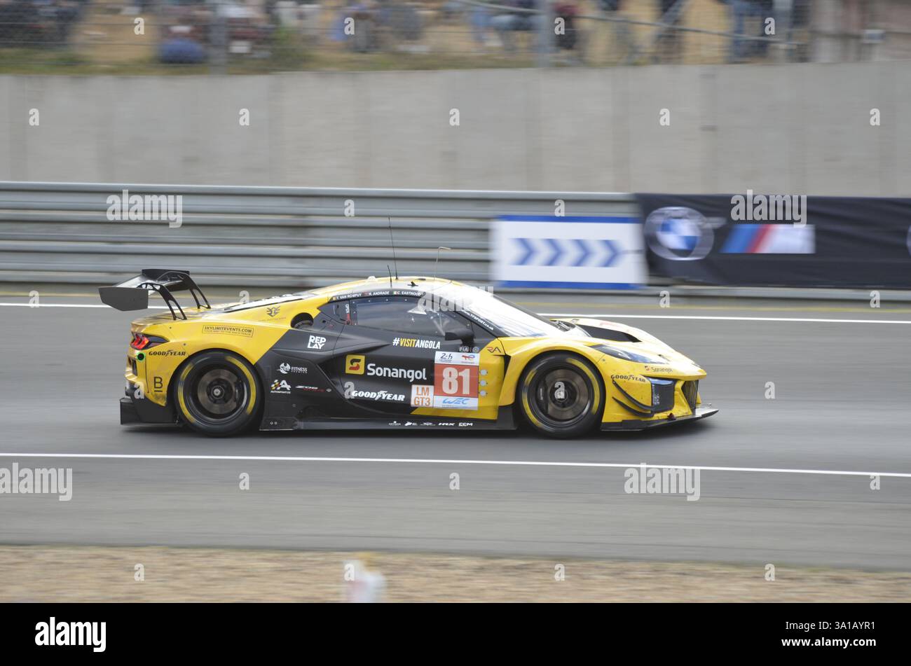TF Sport entered Chevrolet Corvette Z06 GT3 R of Rui Andrade, Charlie ...