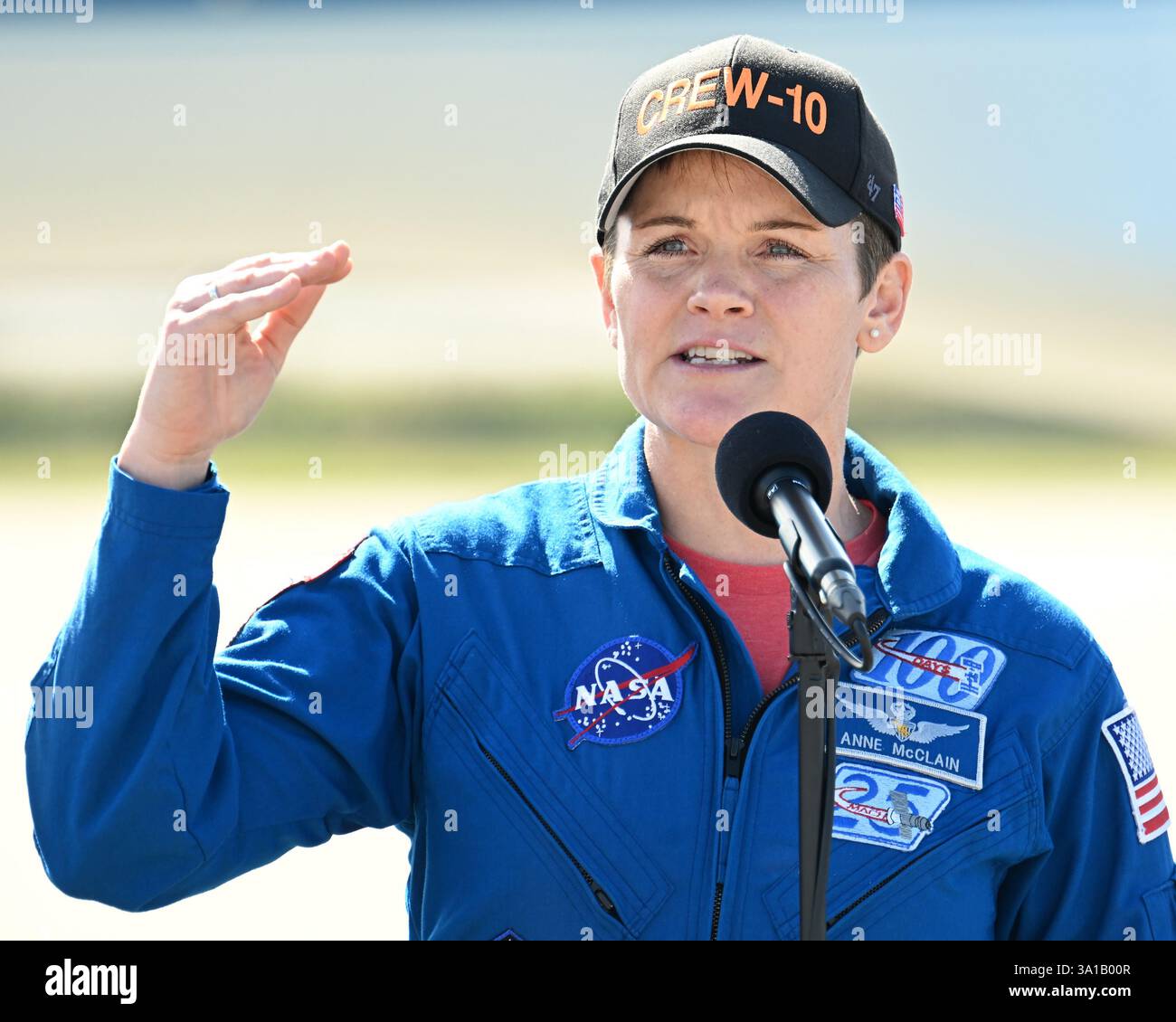 Anne McClain, NASA Astronaut and Commander of the SpaceX NASA Crew-10 ...