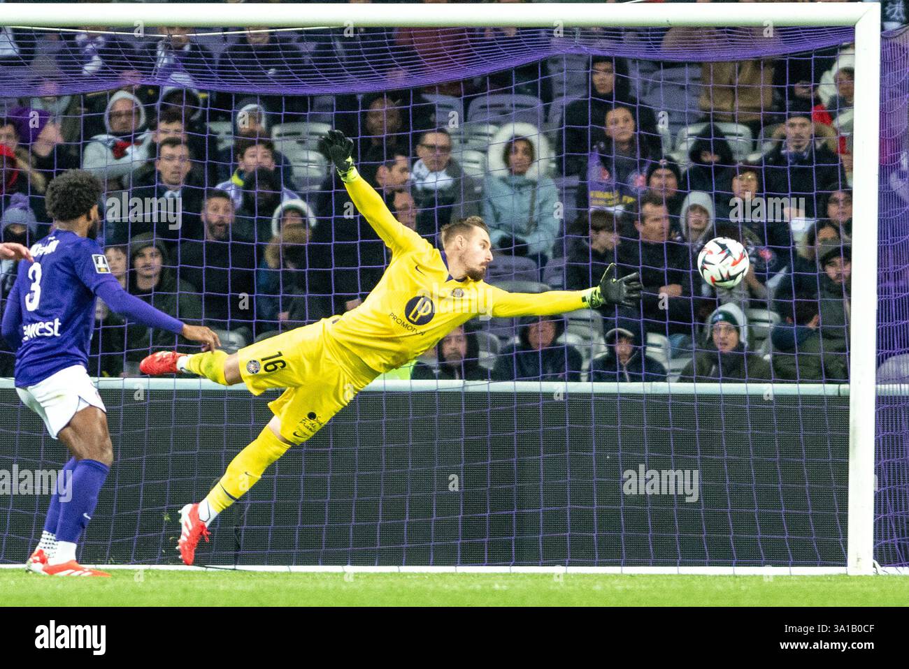 Kjetil Haug of Toulouse during the French championship Ligue 1 football ...