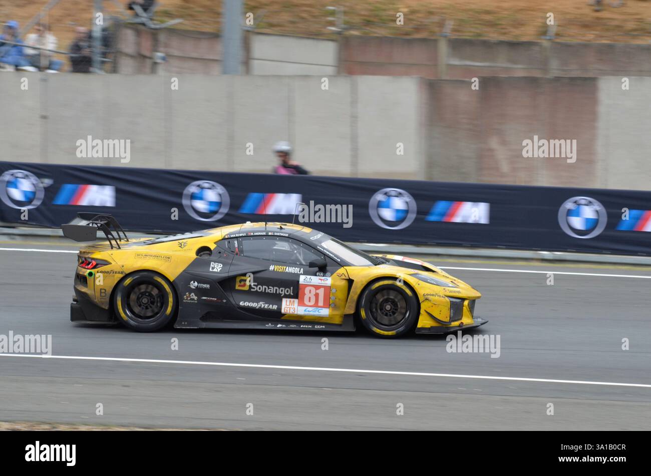 TF Sport entered Chevrolet Corvette Z06 GT3 R of Rui Andrade, Charlie ...