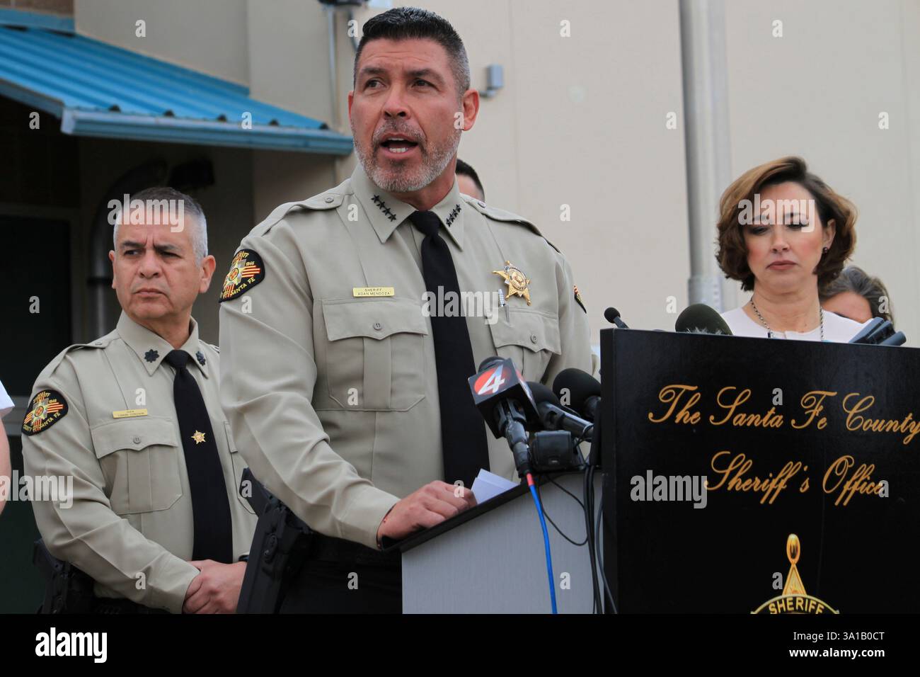 Santa Fe County Sheriff Adan Mendoza answers questions about the ...
