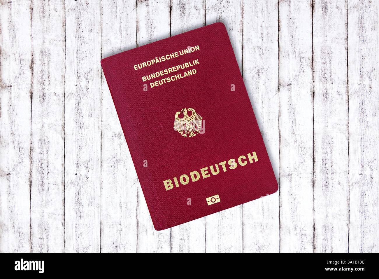 German passport with inscription bio-German, [M] Stock Photo - Alamy